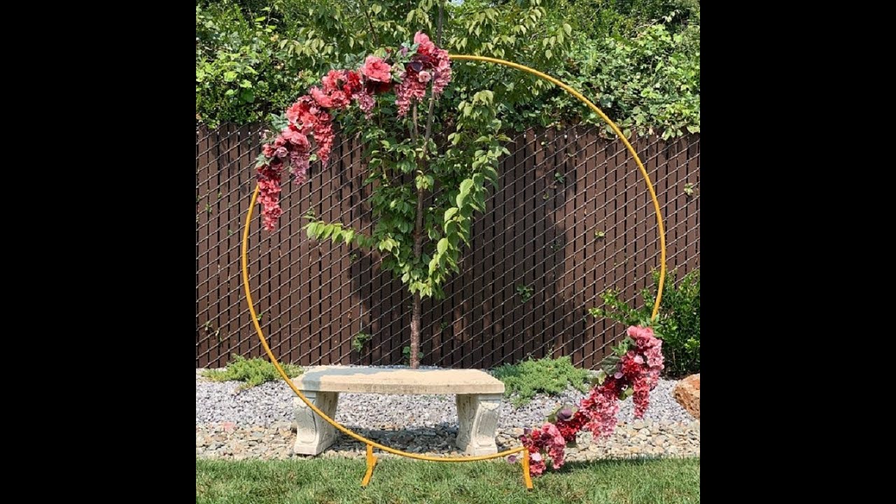 how to assembling Iron Circle Arch - YouTube