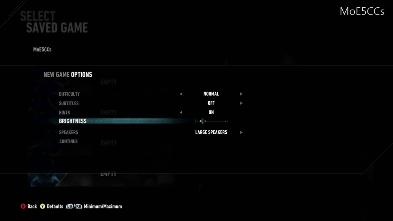 Batman: Arkham Knight - New Game Options & Brightness Levels (Xbox One ...