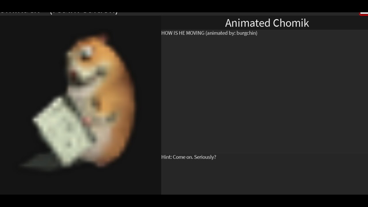 how to get animated chomik in find the chomiks - YouTube