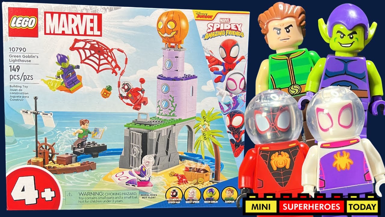 REVIEW: LEGO Spidey GREEN GOBLIN'S LIGHTHOUSE Set 10790 - YouTube