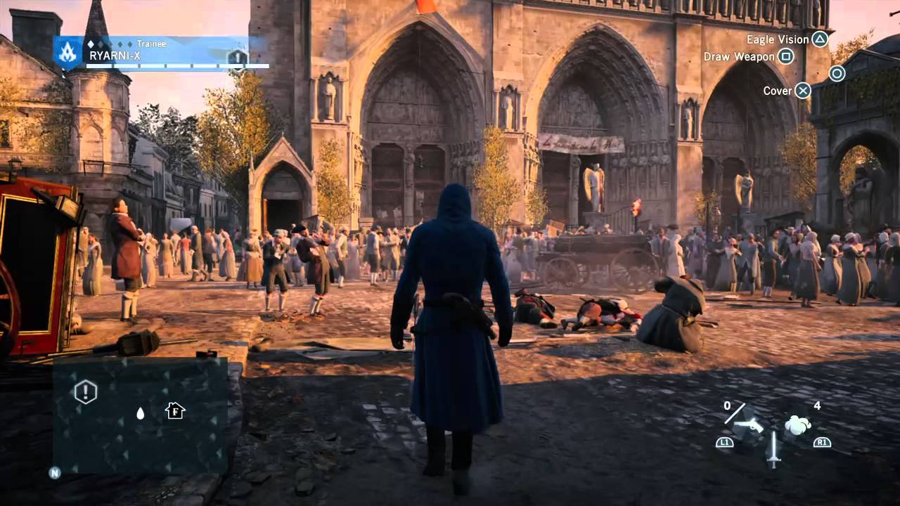 Assassin's Creed Unity - Crowd control - YouTube