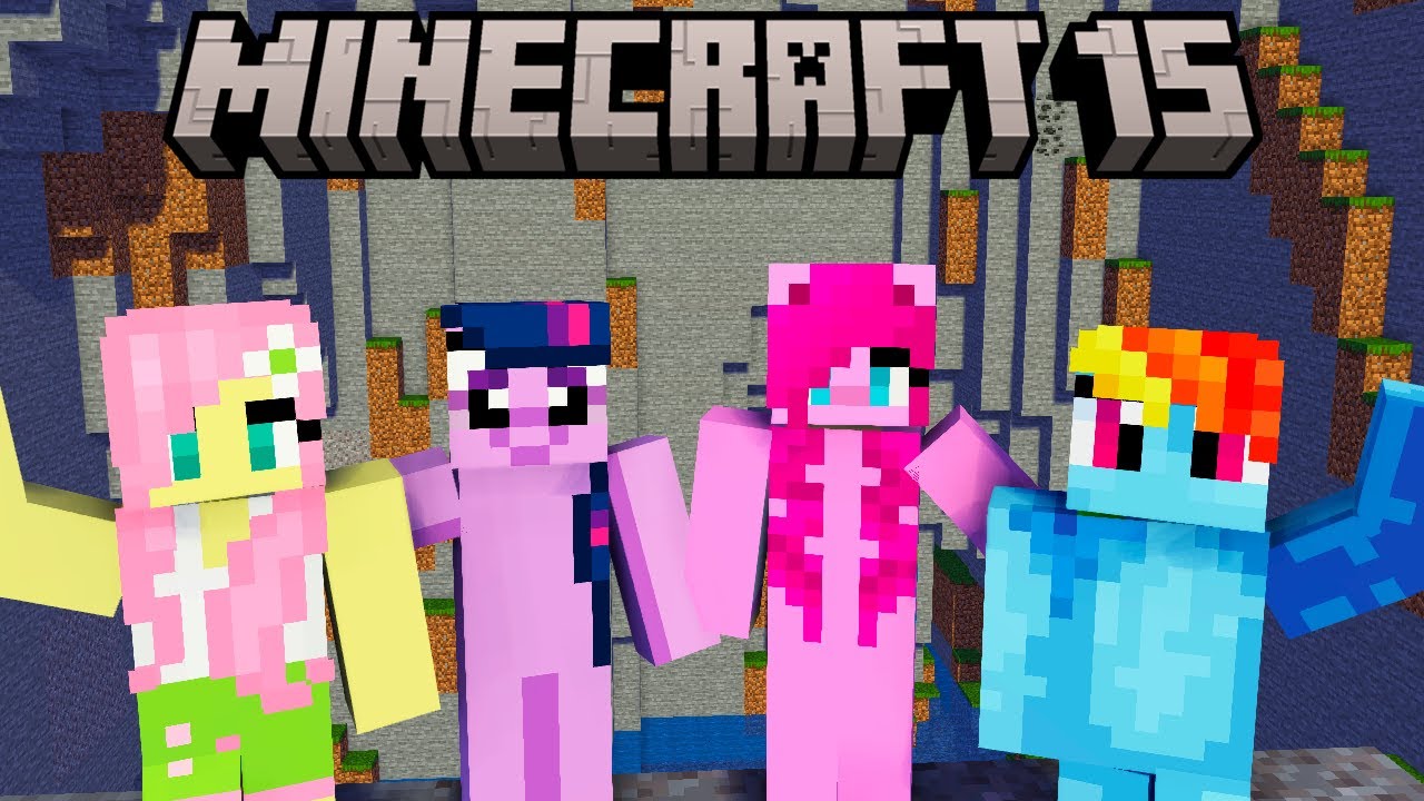 My Little Pony Plays Minecraft 15 - YouTube