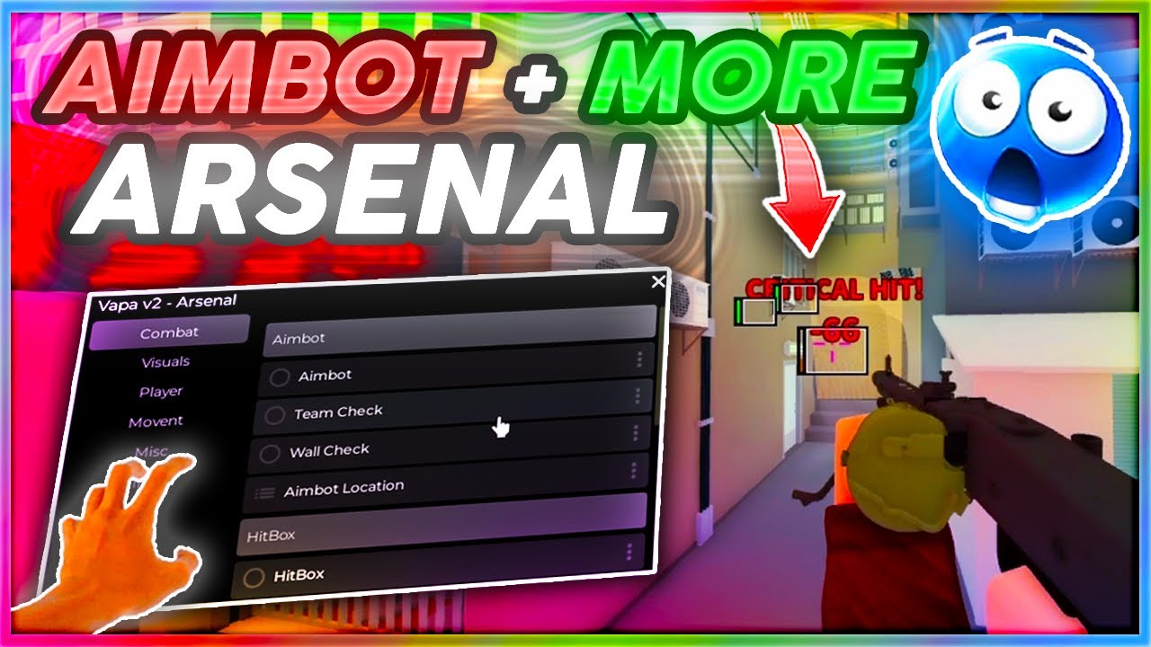 Roblox ARSENAL SCRIPT UNDETECTED | AIMBOT, HITBOX EXPANDER, GUN MODS ...
