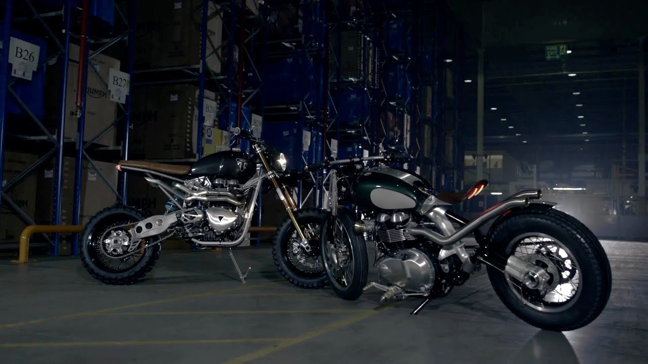 Triumph Factory Custom build off - Bobber v Scrambler, 2014 official ...