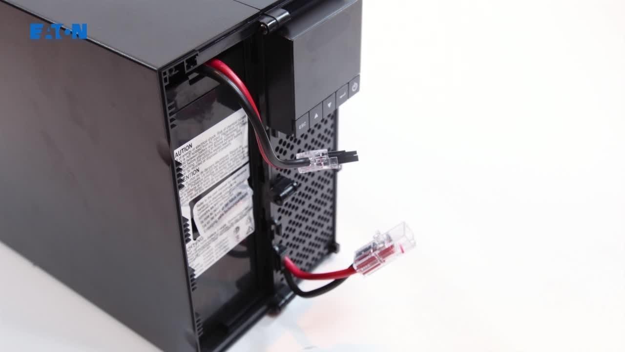 Eaton 5P 1150 Tower battery pack - YouTube