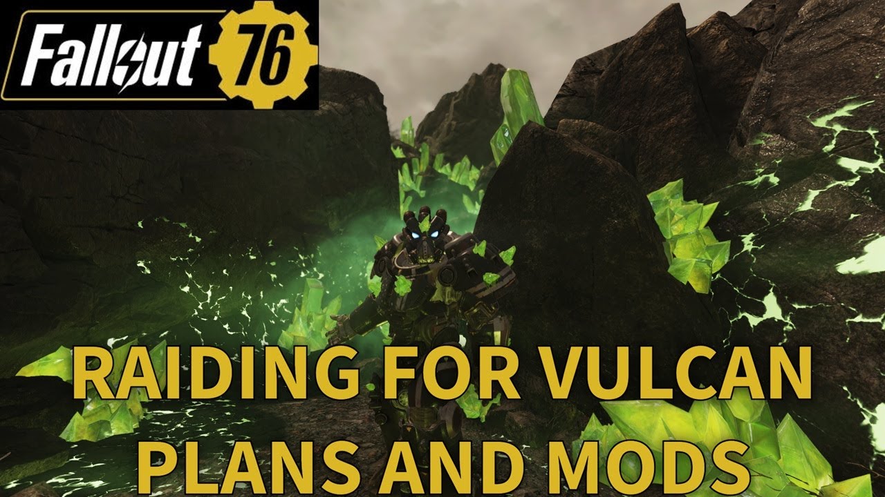 Fallout 76 Raiding for plans and mods - YouTube