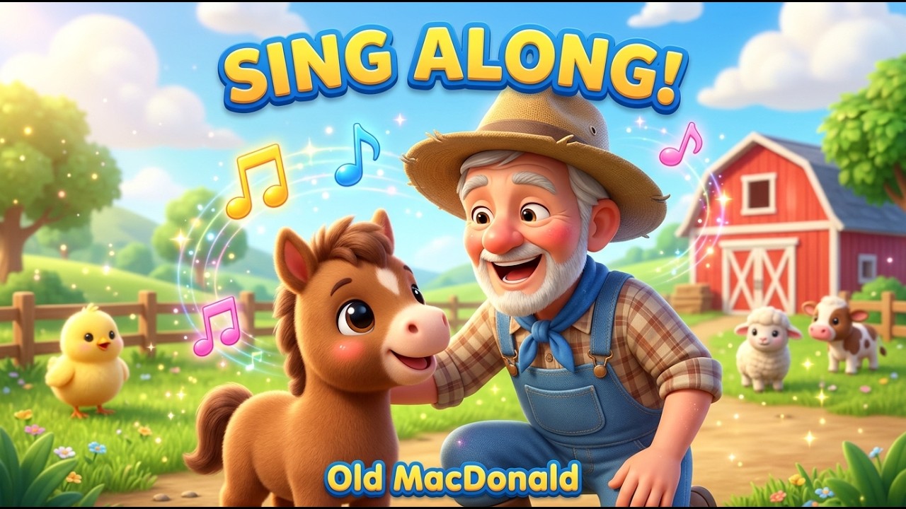 Old MacDonald Had a Farm 🐴 | Toddler Sing Along Songs - YouTube