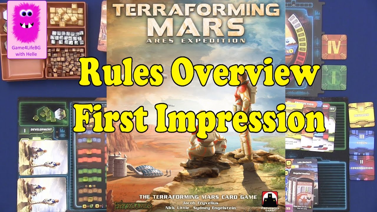 Terraforming Mars: Ares Expedition, Rules Overview & First Impression ...