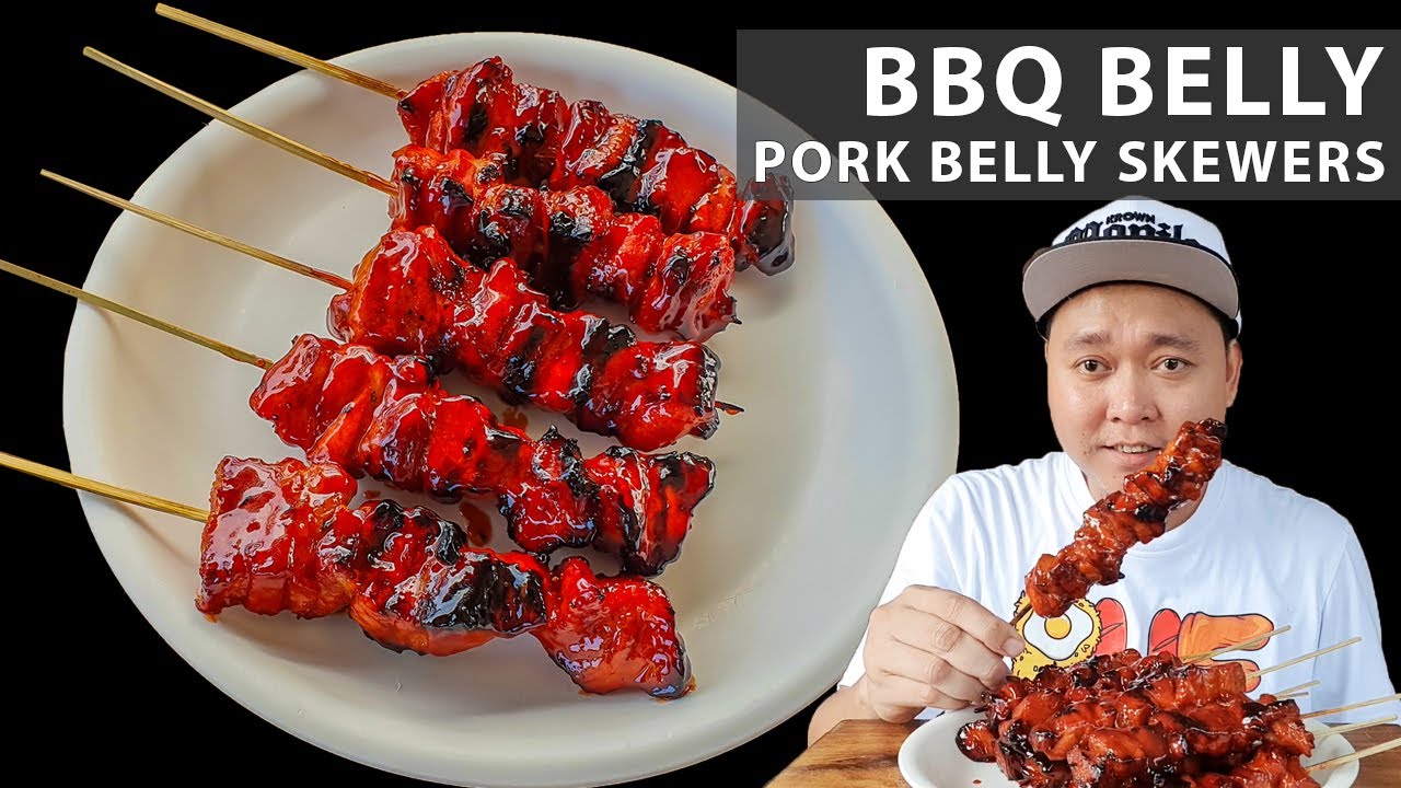 BBQ Belly (Chunky Pork Belly Skewers) | Pimp Ur Food Ep170 - YouTube