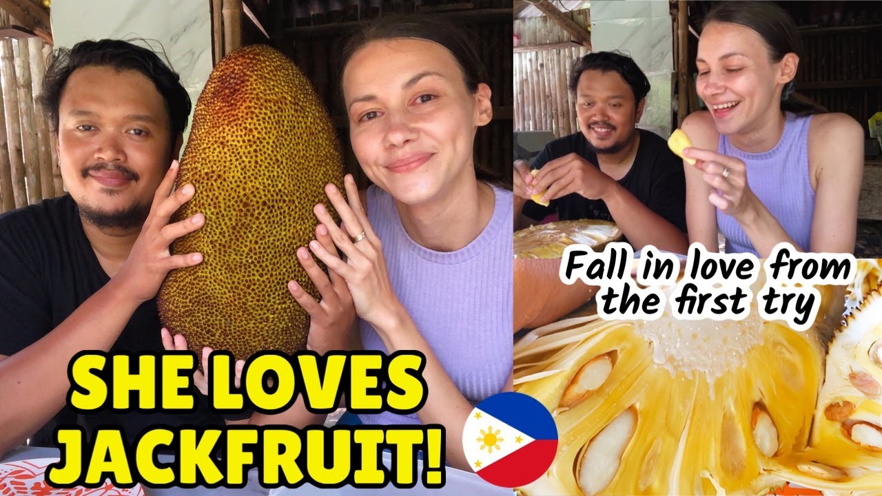 I Tried Jackfruit for the First Time in the Philippines - YouTube