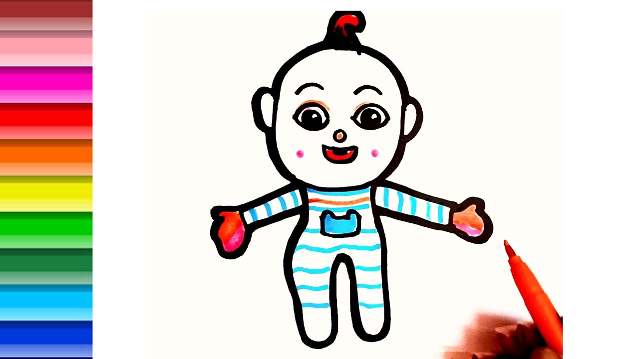 Cocomelon Drawing, colouring and painting for kid's & Toddler | let's ...