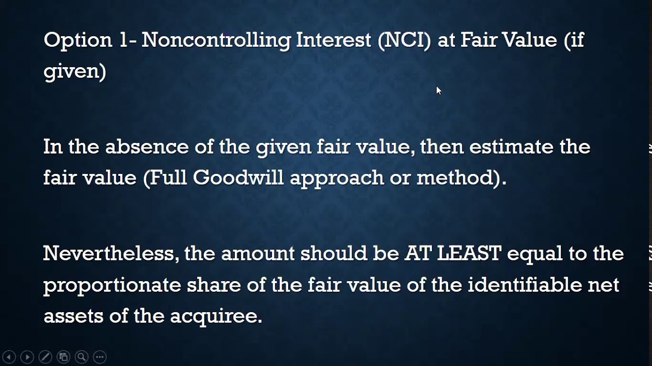 How to Compute Goodwill or Gain on Acquisition, if with Noncontrolling ...