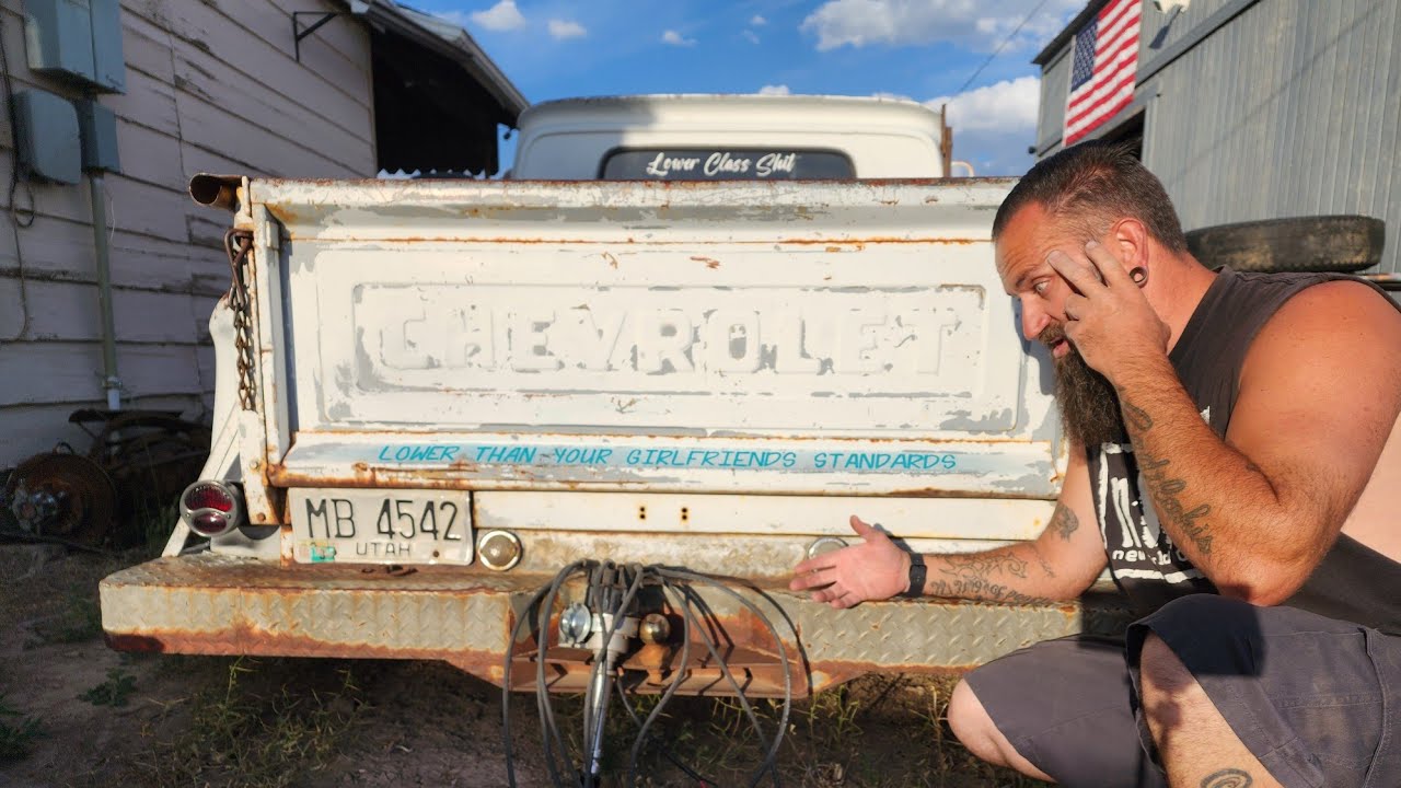 Setting basic ignition timing on a small block chevy and some lettering ...