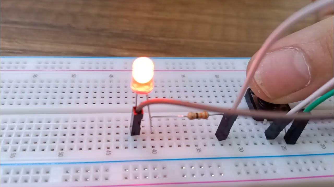 Buton Ile Led Yakmak Arduino Dersleri 5 Youtube