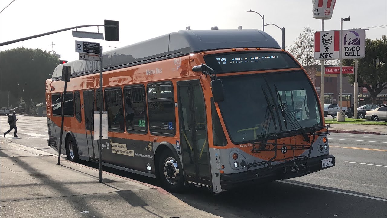 LACMTA 2021 ENC Axess BRT 40’ CNG #1923 - YouTube