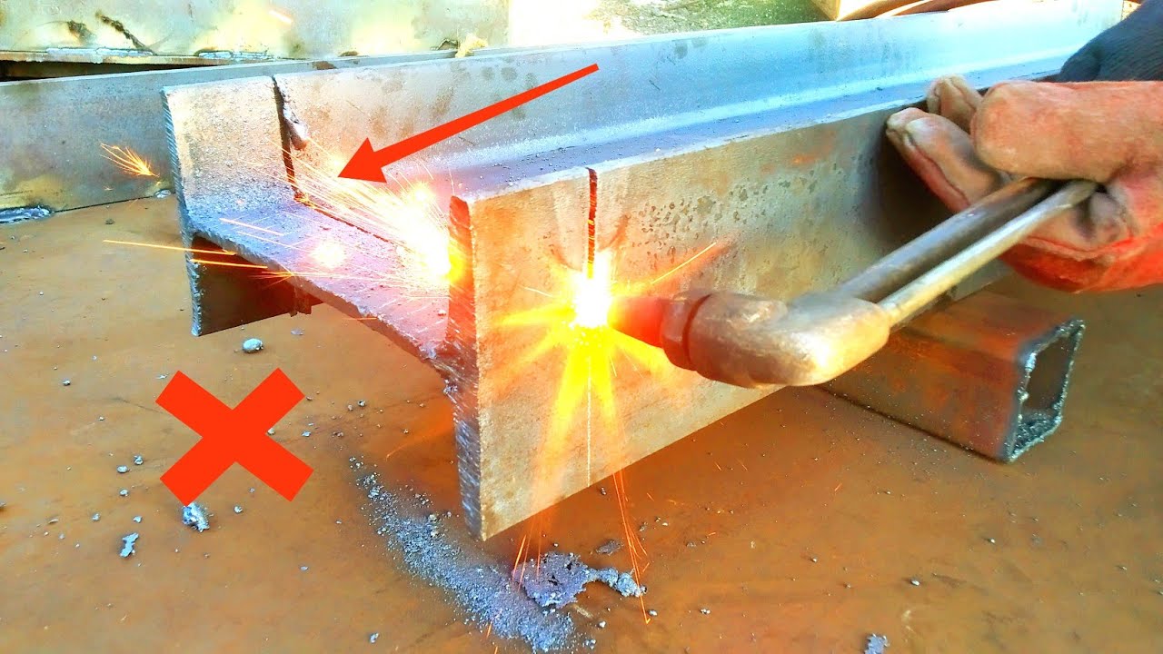 How to cut I-Beam by GAS CUTTER! गैस कटर से I-Beam कैसे काटा जाता है ...