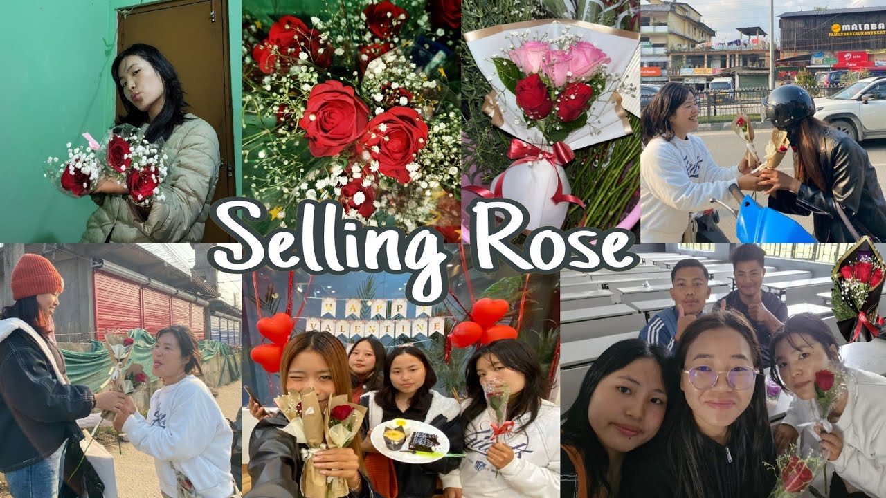 Selling Rose in Valentine day🌹💐💸 || Vlog 103 - YouTube