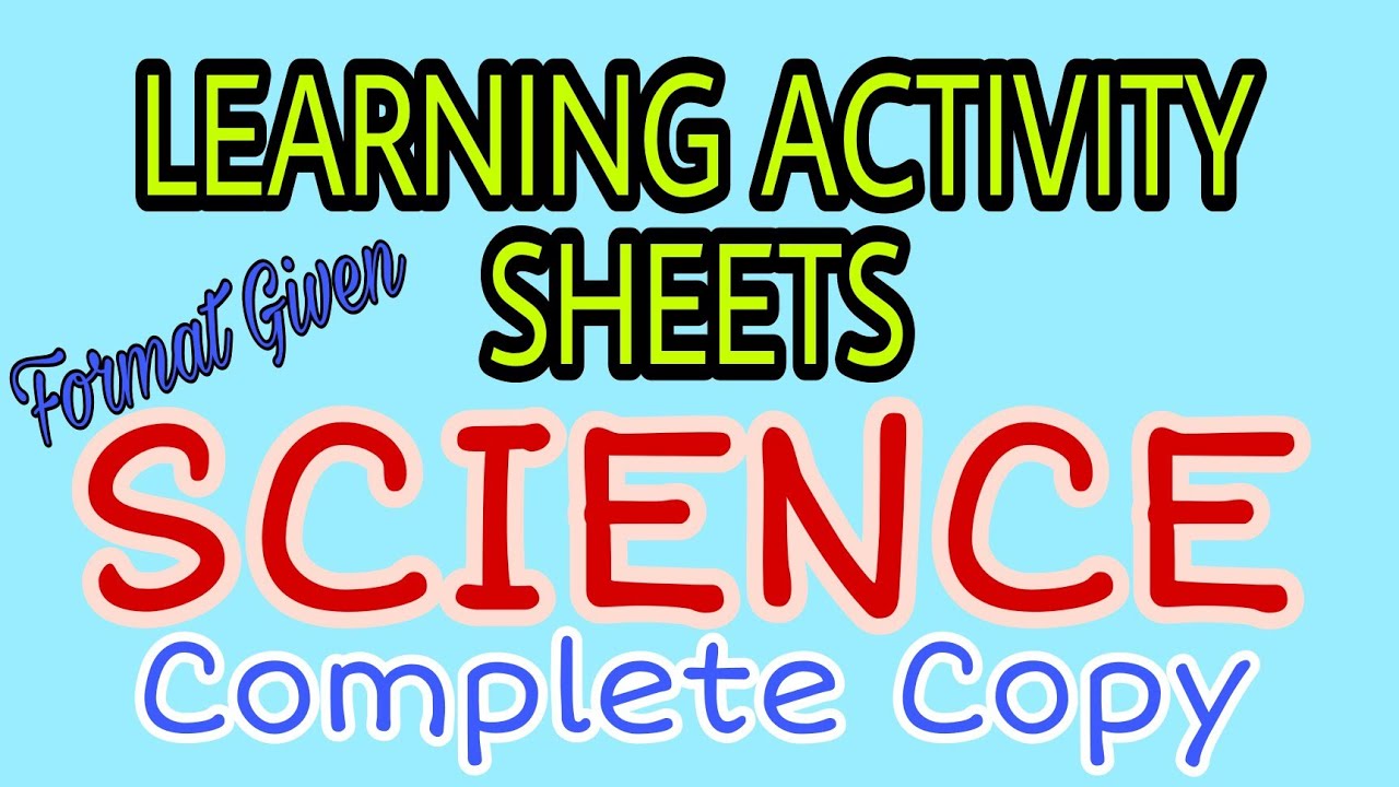 Learning Activity Sheets (LAS) - YouTube