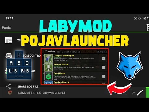 Best PvP Client For Pojavlauncher | How To Install labymod In ...