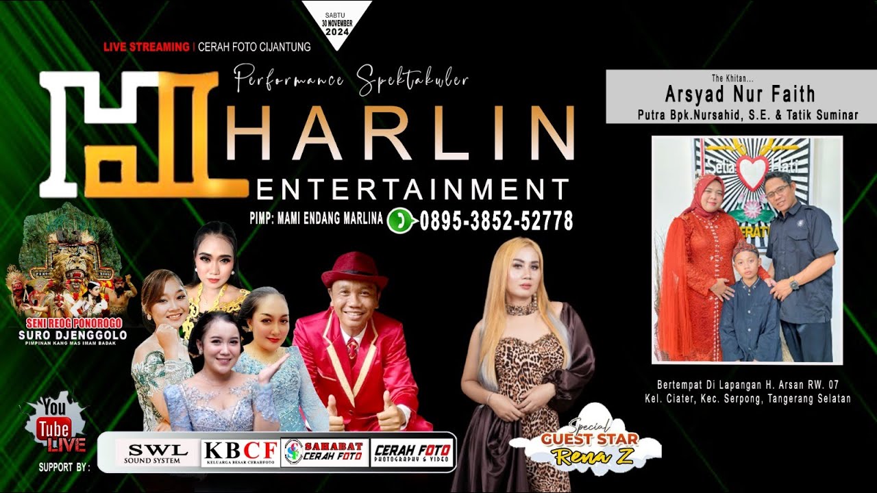 🔴LIVE CAMPURSARI HARLIN ENTERTAINMENT 0895-3852-52778 || khitan Arsyad ...