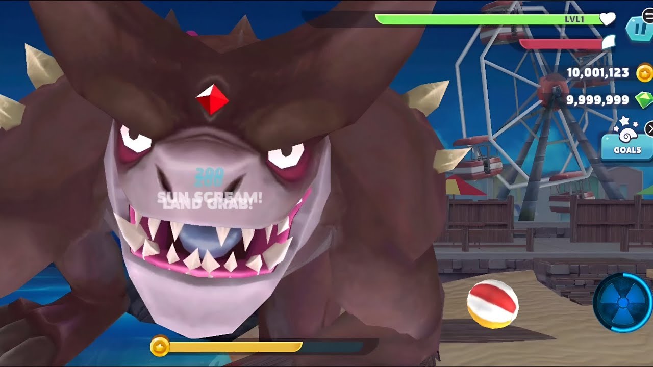 GIANT MONSTER BEHELLMOUTH NEW UPDATE - ALL 30 Shark Unlocked -Hungry ...