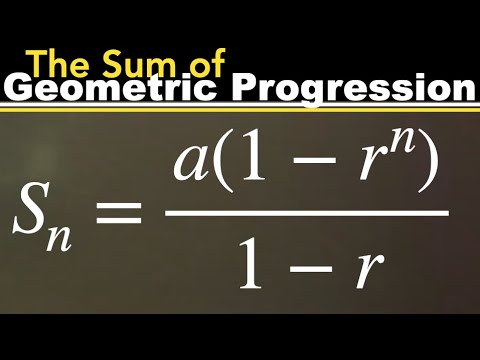 How to find the sum of geometric progression | Full Lecture with Examples - YouTube
