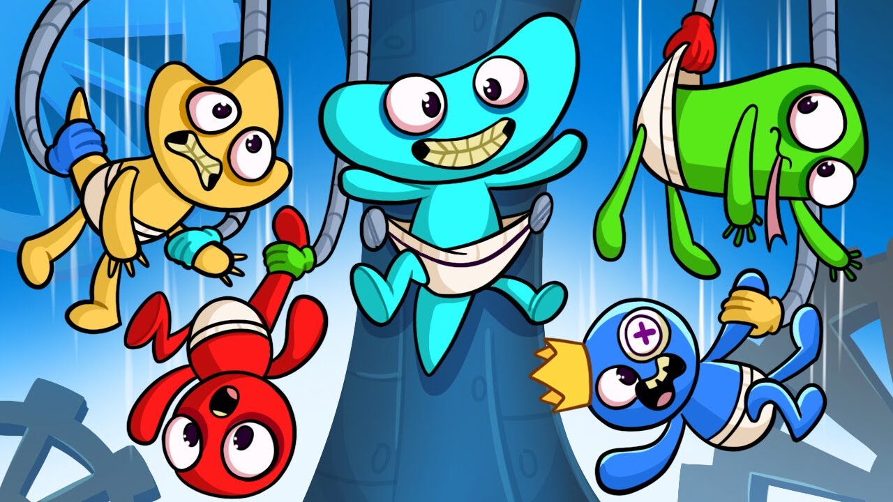 RAINBOW friends CUTE babies factory - YouTube