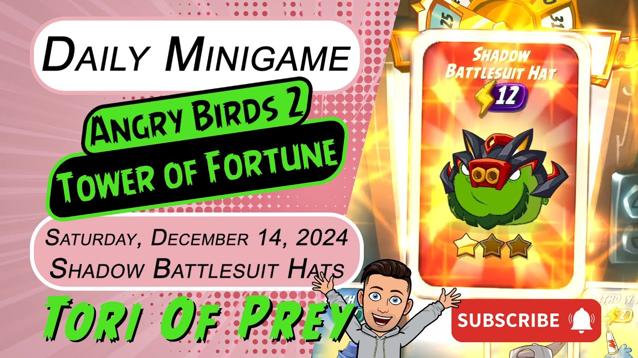 Angry Birds 2 Tower of Fortune! Reached Floor 35! Shadow Battlesuit ...
