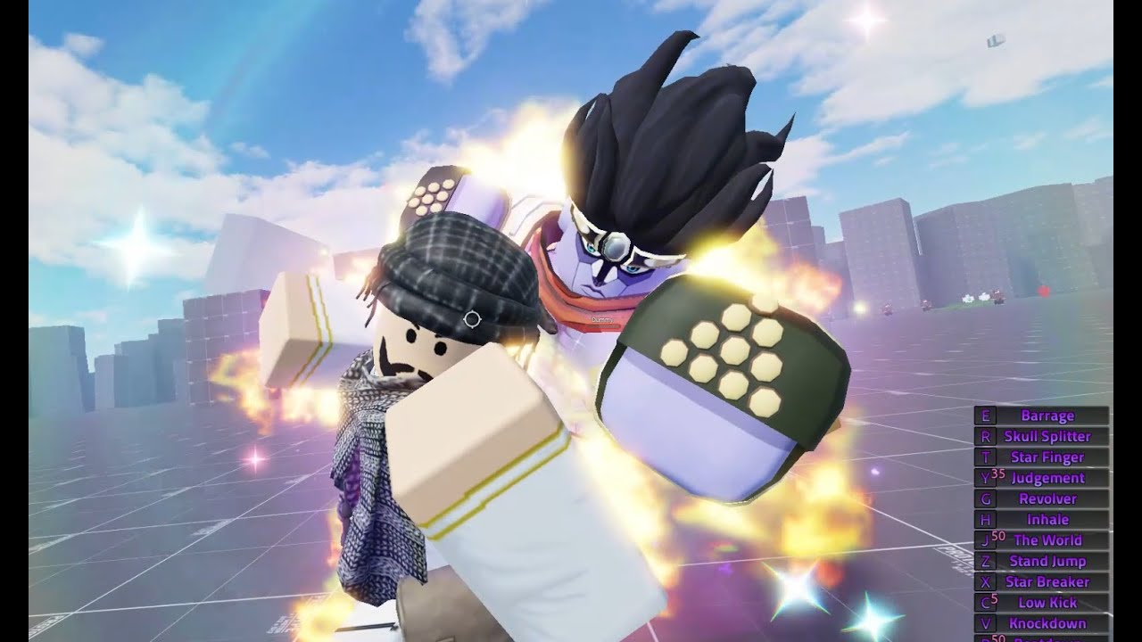 Untitled Stand Game: Star Platinum Showcase! (Upcoming JoJo Game) - YouTube