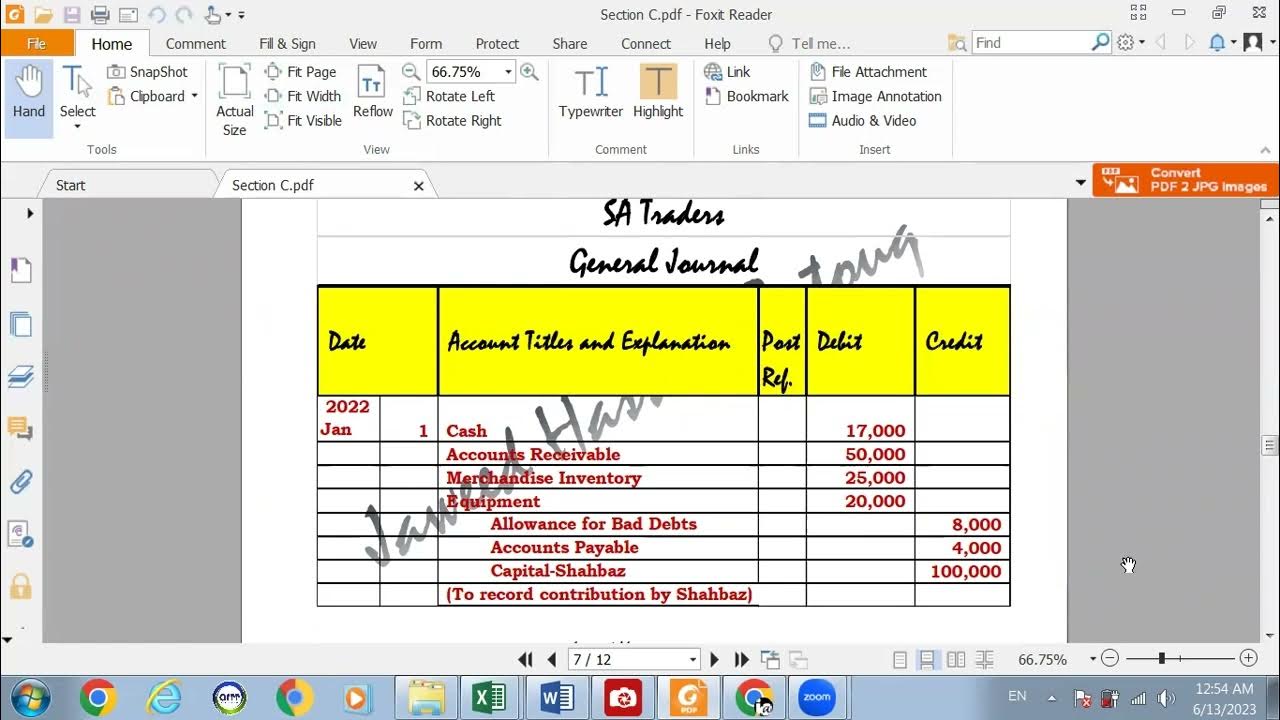 I COM Part 2 Principles of Accounting Section C's Solution 2023 - YouTube