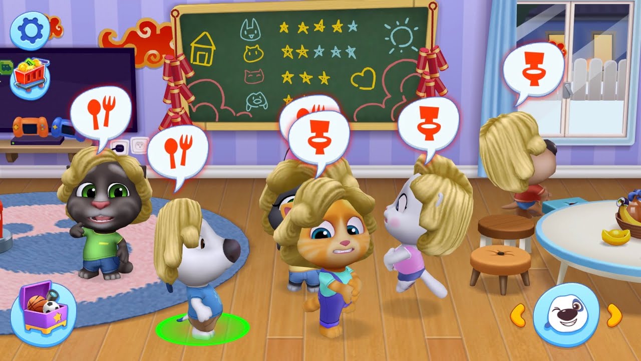 My Talking Tom Friends// Tom, Angela, Ben, Becca, Hank and Ginner ...