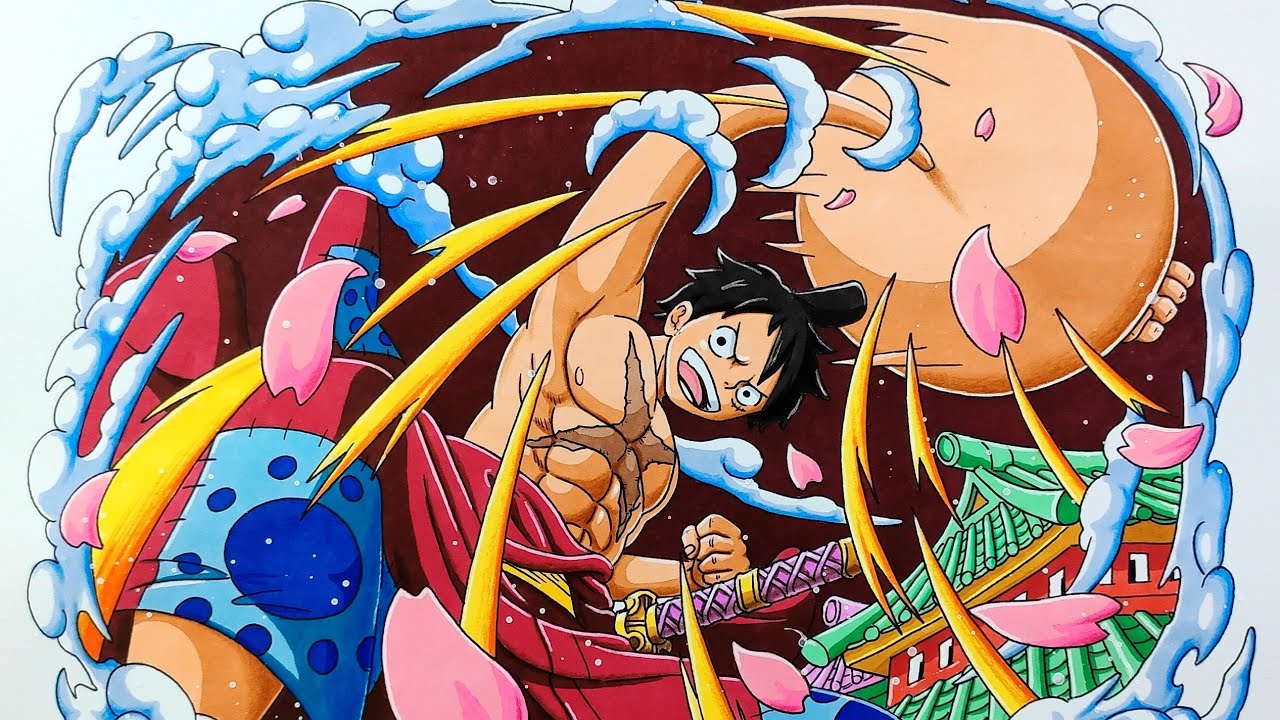 How to draw Luffy ở Wano | One Piece - YouTube