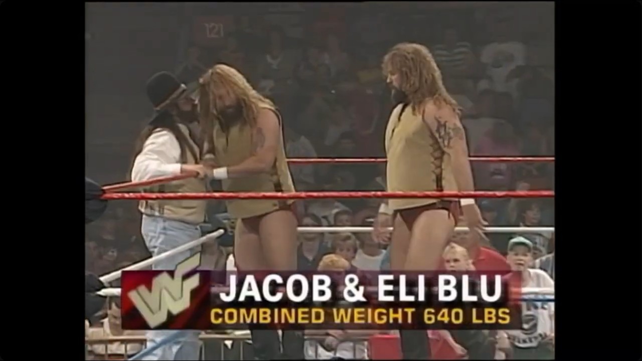 Jacob & Eli Blu W/ Uncle Zebekiah vs Gus Kantarrakis & John Smith (WWF ...