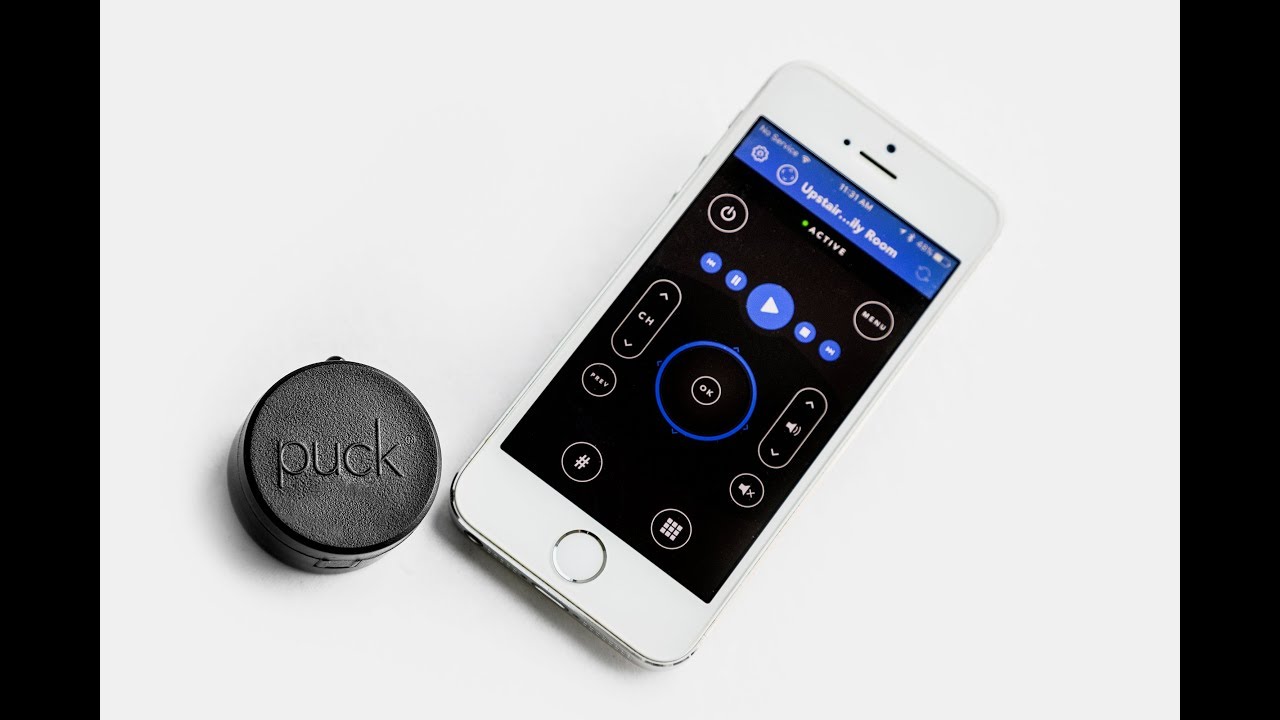 The PUCK Smart Remote Controls Devices Using Smartphones - YouTube