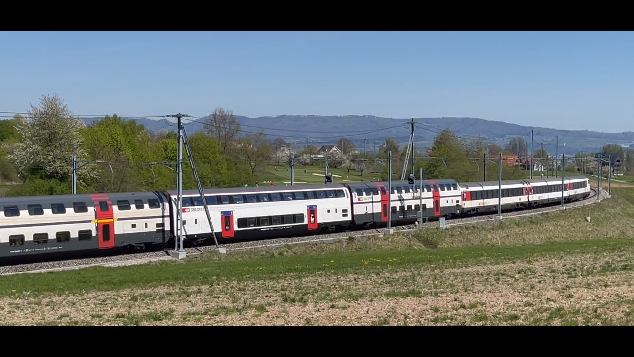 Ersatzkomposition für den IR75 am Ostermontag - YouTube