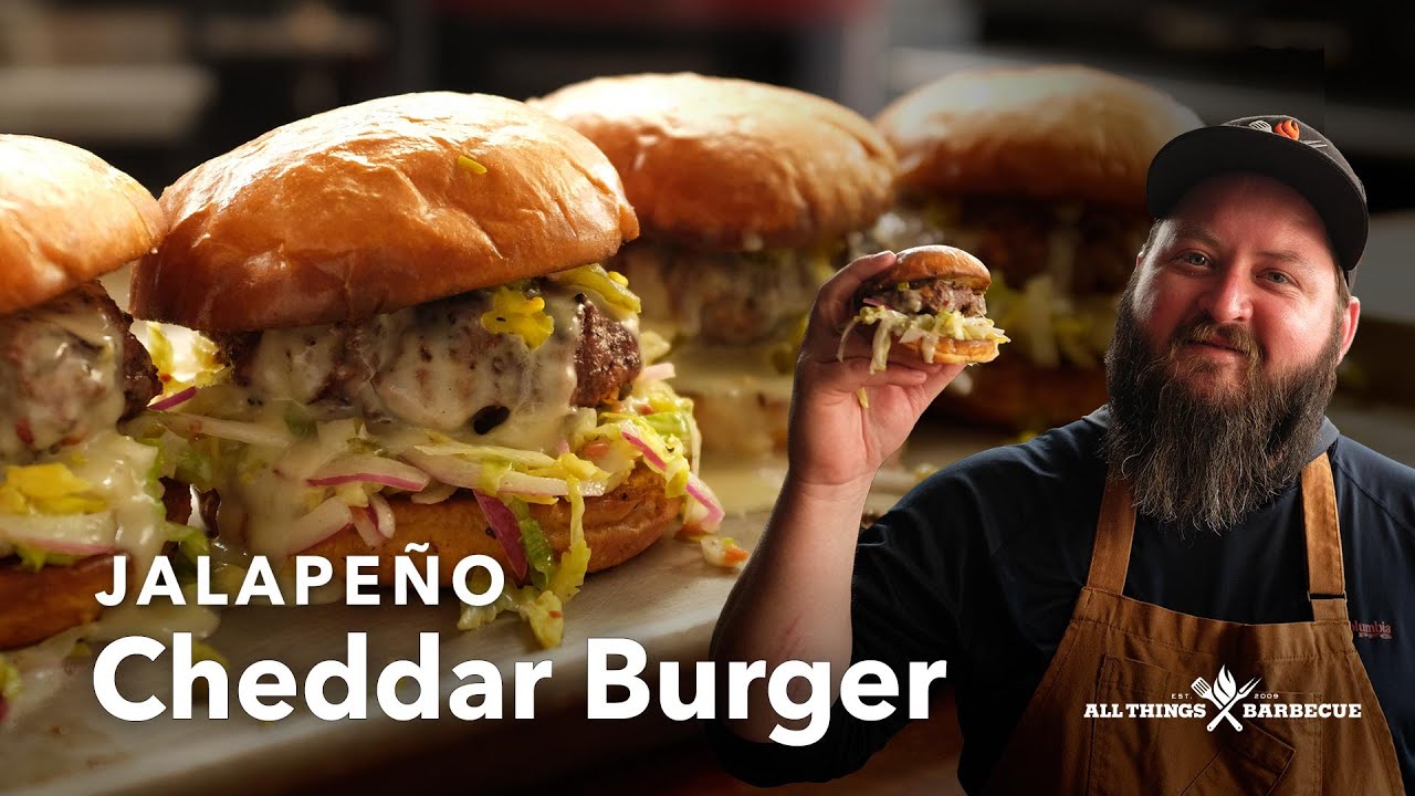 Grilled Jalapeño Cheddar Burger – Easy Step-by-Step Recipe - YouTube