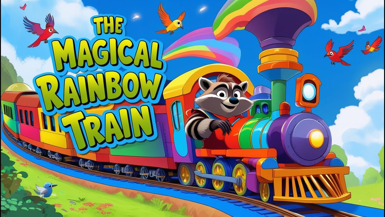 All Aboard the Magical Rainbow Train! Fun Kids' Song - YouTube