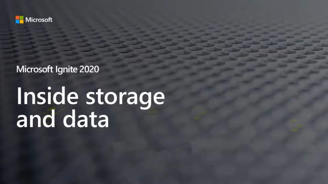 Inside Azure Storage with Mark Russinovich: Part 6 | Ignite 2020 - YouTube