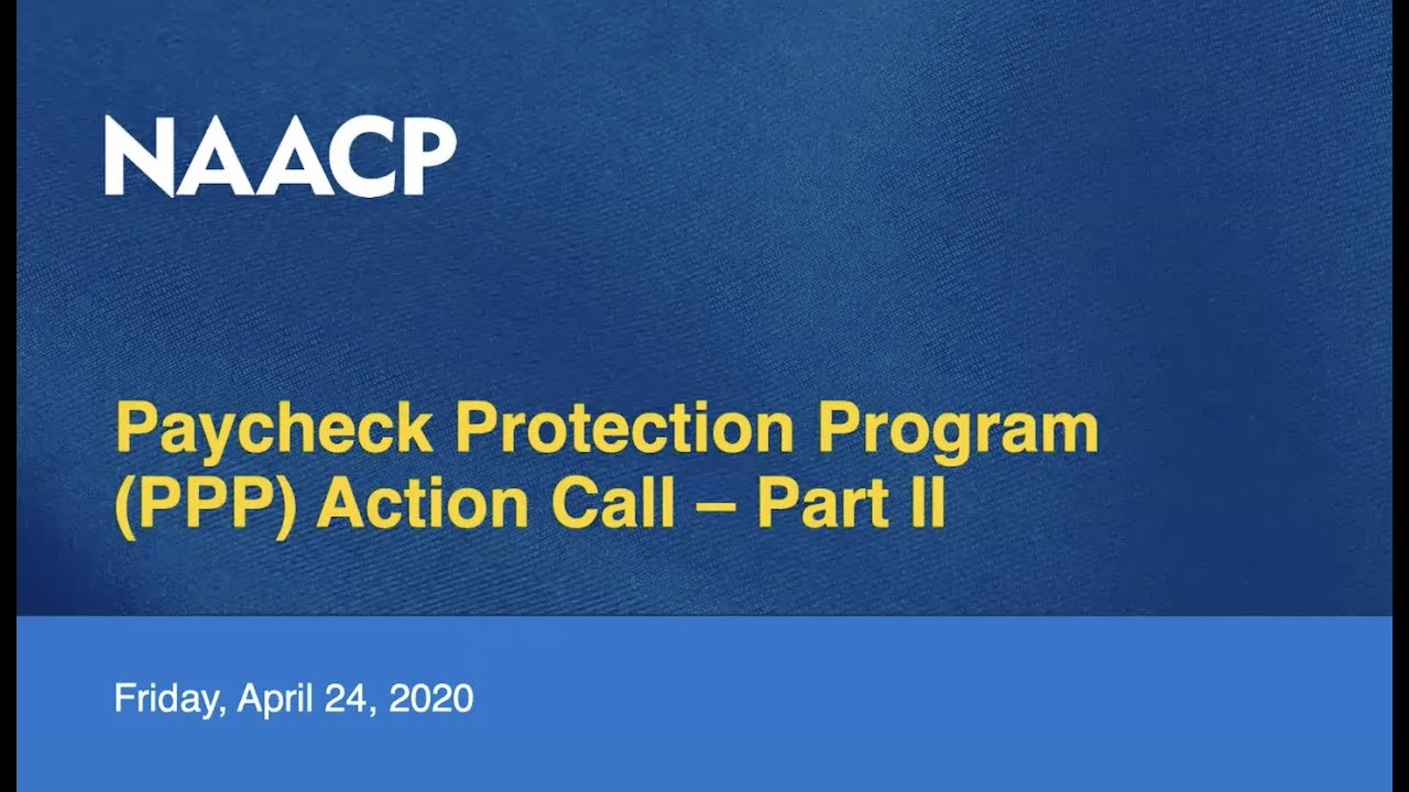 Paycheck Protection Program (PPP) Action Call - Part II Q&A - YouTube