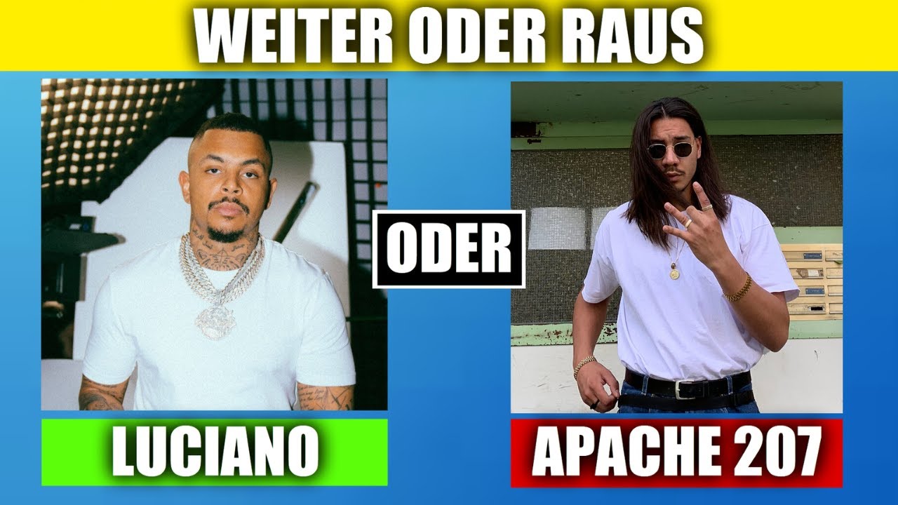 WEITER ODER RAUS | WER IST DEIN LIEBLINGS RAPPER ? | WÄHLE DEIN FAVORIT ...