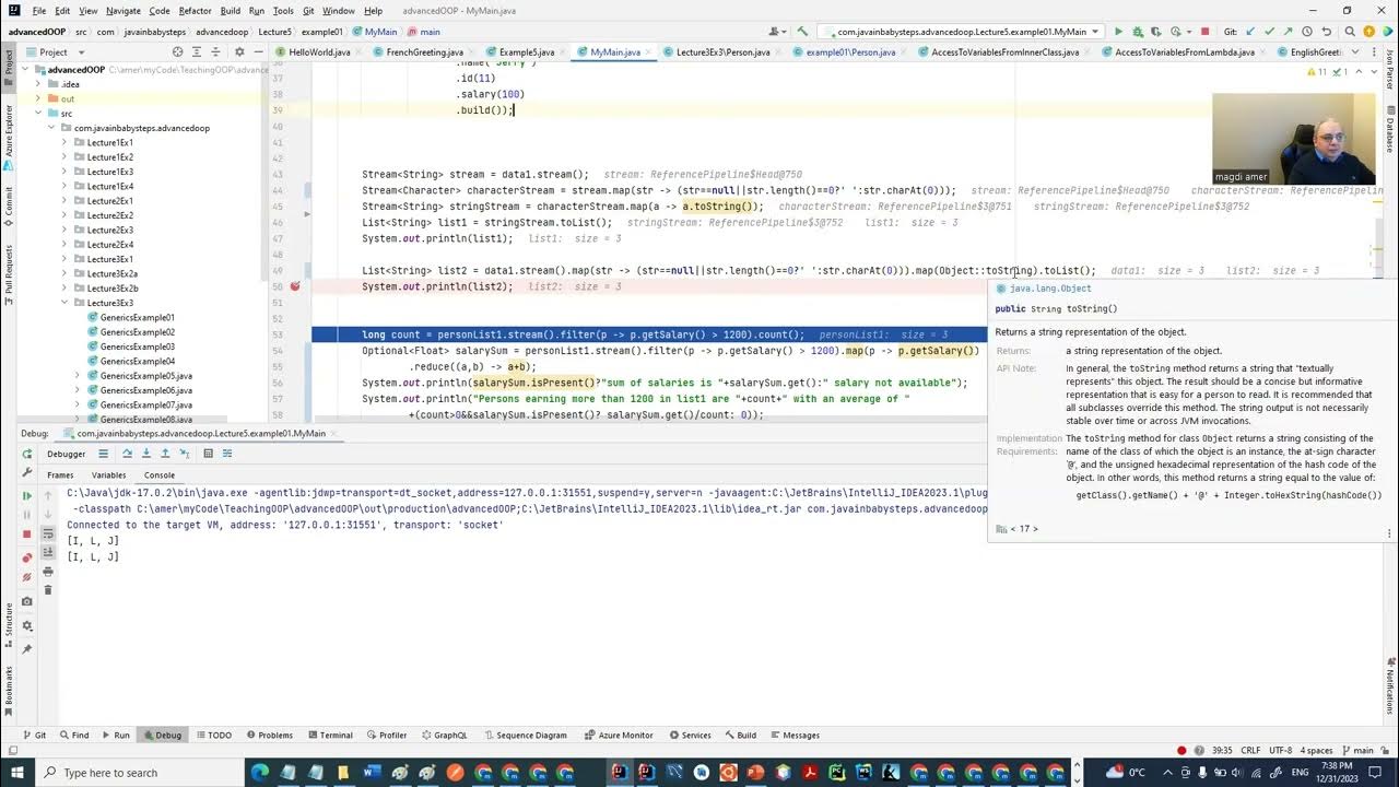 Advanced OOP with Java in Arabic| Lecture 5 Part 3 | تعليم لغة الجافا و االتصميم المستوى المتقدم ...