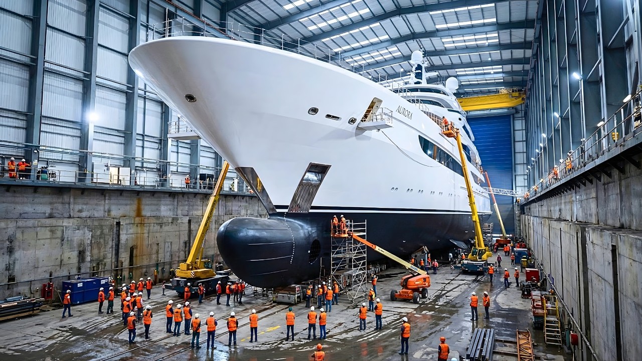 Inside The $600 Million World's Biggest Yacht Factory! (World's Biggest ...
