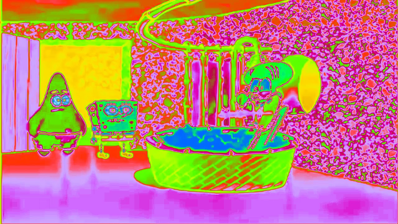 SPONGEBOB AND PATRICK INTERRUPTS SQUIDWARD'S BATH IN DROPLETS CHORDED ...