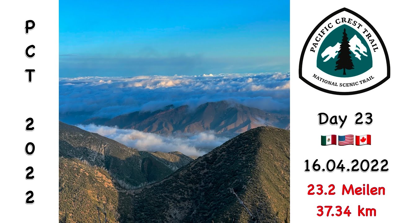 4K - PCT 2022 - Day 23 - Miles 421.1 to 444.3 - now with english ...