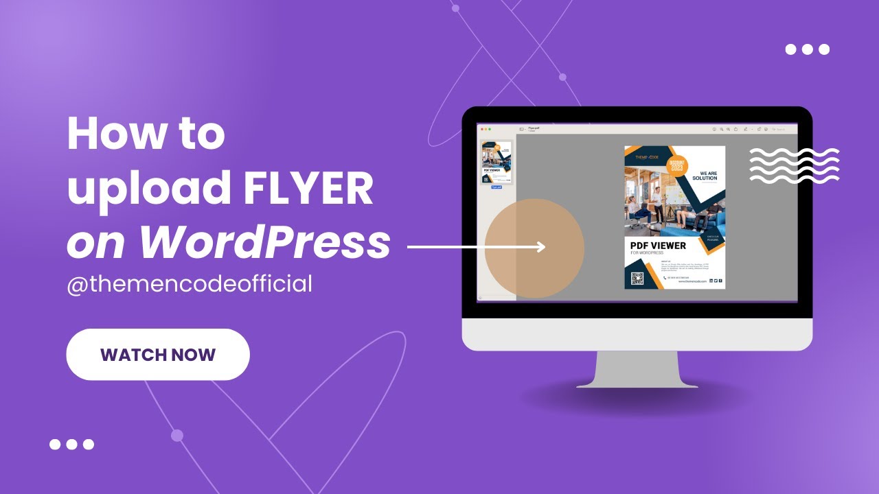 How to Upload A Flyer of Digital Product on WordPress | #TNcFlipbook ...
