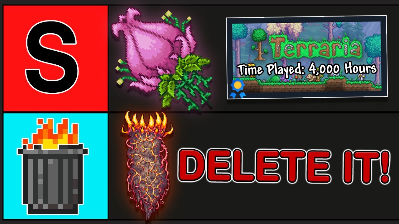 3 Terraria Pros Rank the BEST and WORST Bosses - YouTube