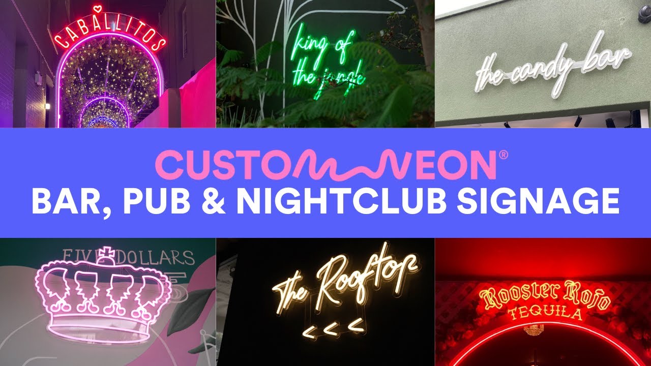 Custom Neon® Bar, Pub & Nightclub Signs | Indoor & Outdoor LED Neon ...