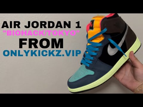 Air Jordan 1 “Biohack/Tokyo” From OnlyKickz.vip - YouTube