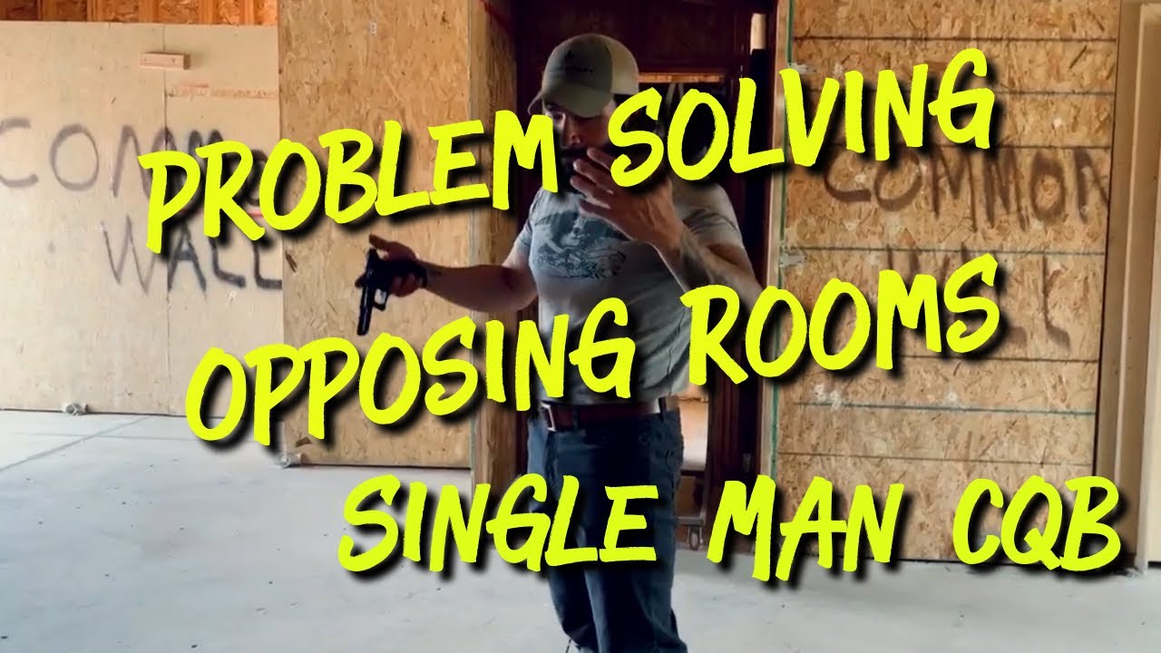 Single man CQB. Problem solving opposing rooms! - YouTube