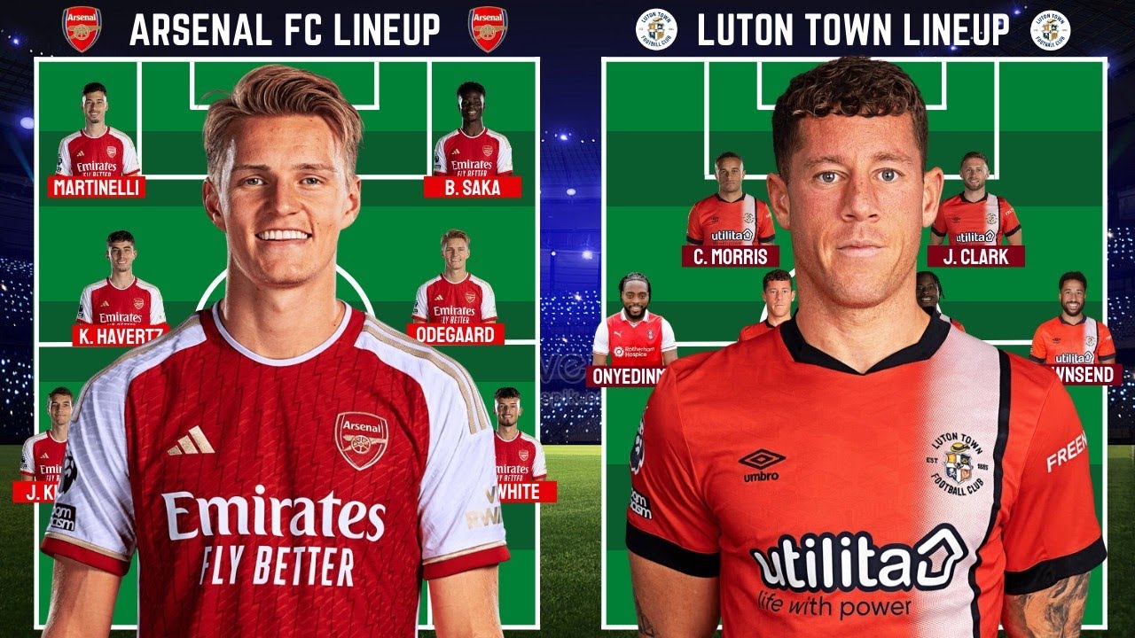Arsenal Vs Luton Town Head To Head Predicted Lineup Premier League ...